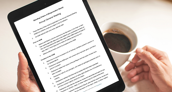 Annual General Meeting Template Download | BoardPro