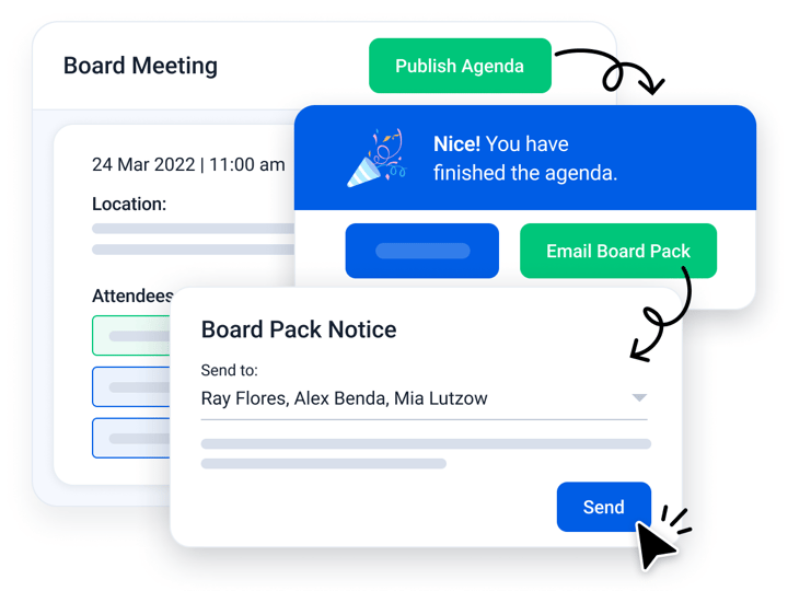Board Meeting Agenda Builder | Strategic Agenda | BoardPro