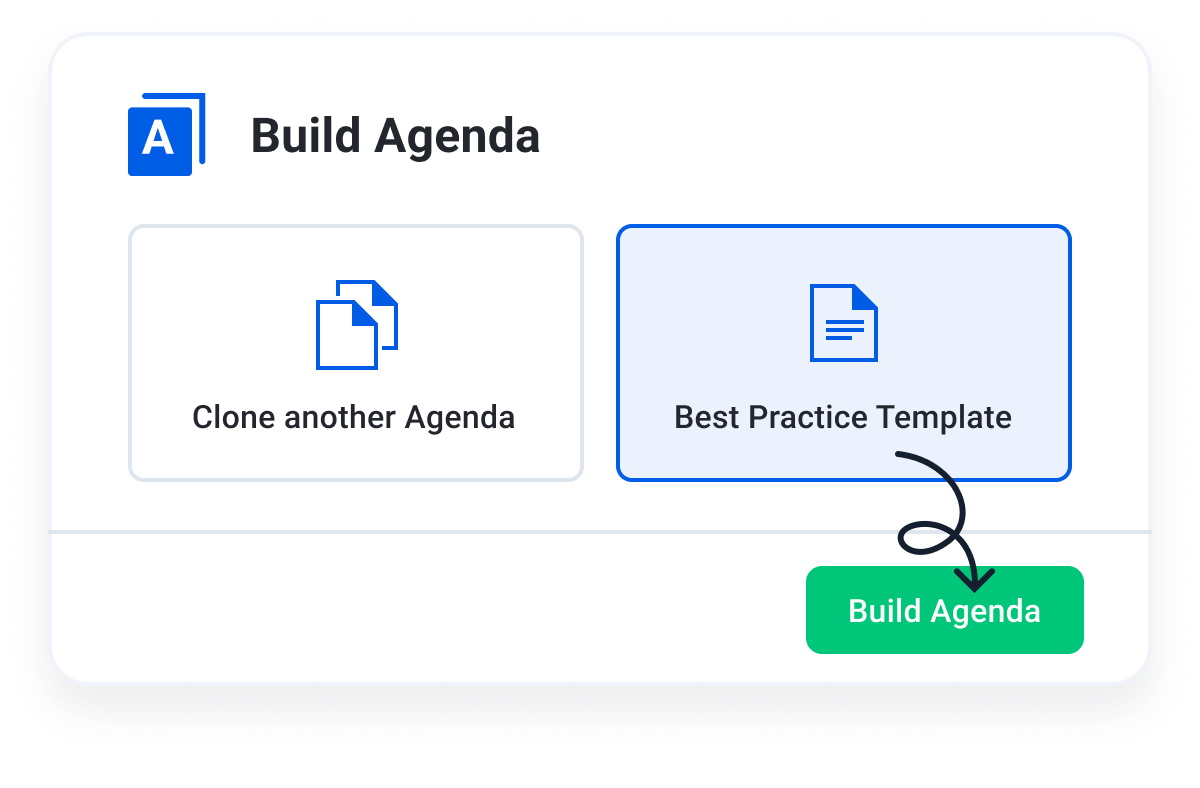 Board Meeting Agenda Builder | Strategic Agenda | BoardPro