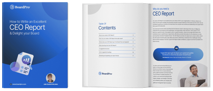 Writing a CEO Report That Delights Your Board + Report Templates | BoardPro
