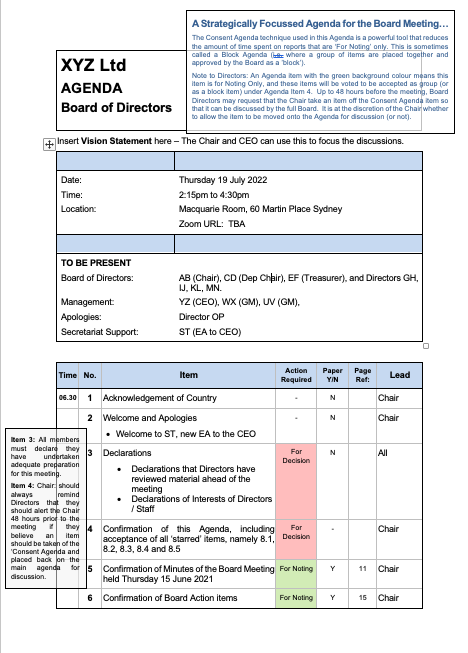 The ultimate guide to board meeting agendas | BoardPro