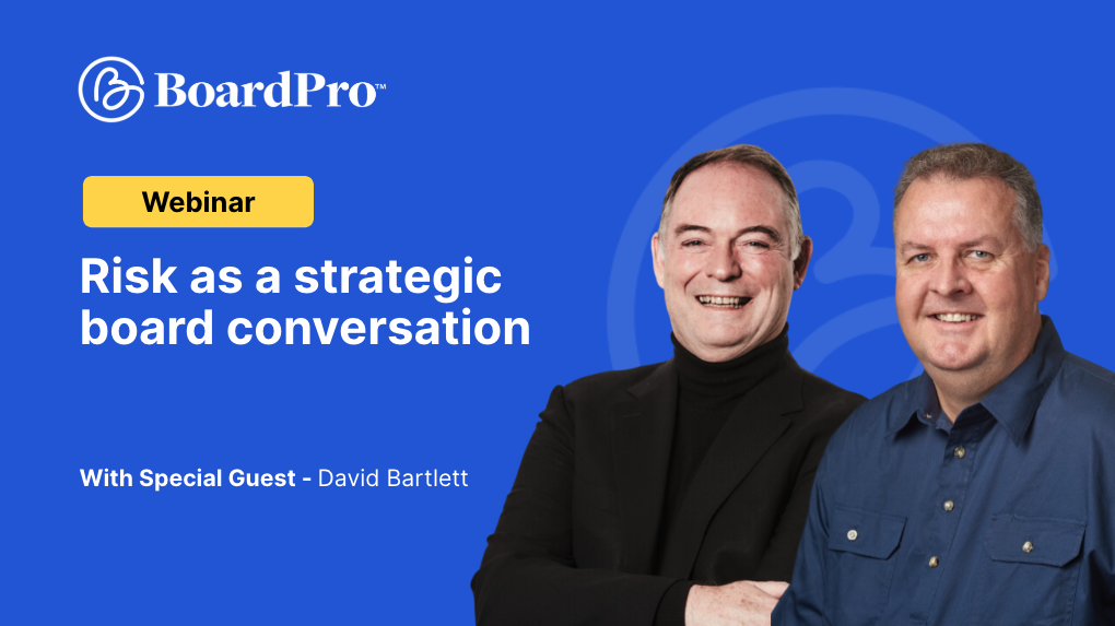 Risk as a strategic conversation | BoardPro