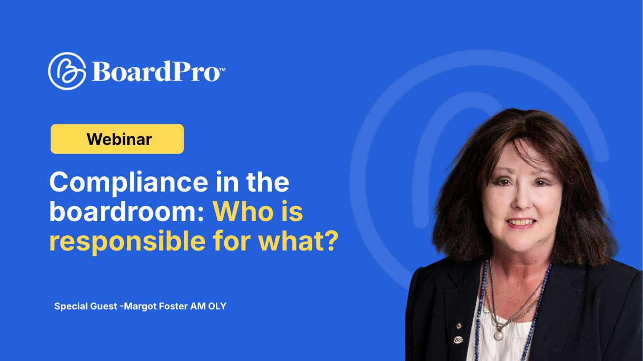 Compliance in the boardroom - Who is responsible for what? | BoardPro