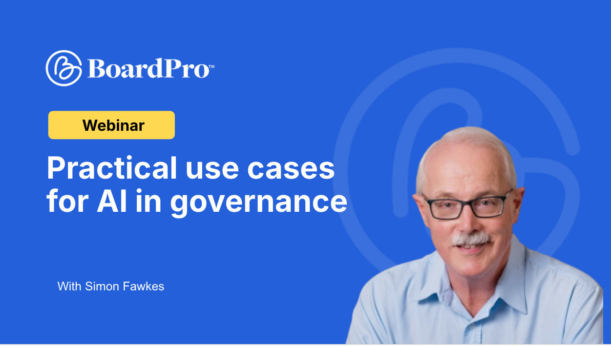 Practical use cases for AI in governance | BoardPro